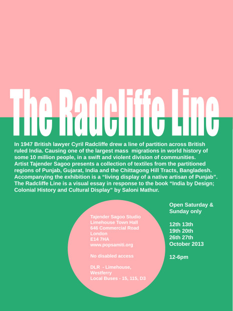 Exhibition: The Radcliffe Line | History Workshop